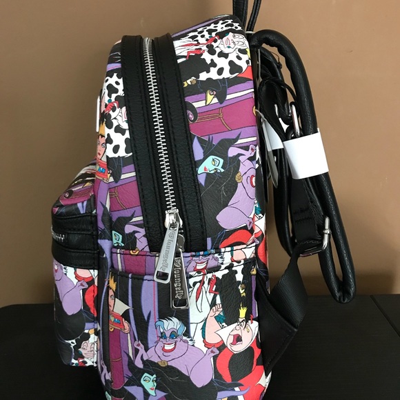 Loungefly | Bags | Loungefly Disney Villains Mini Backpack Nwt | Poshmark